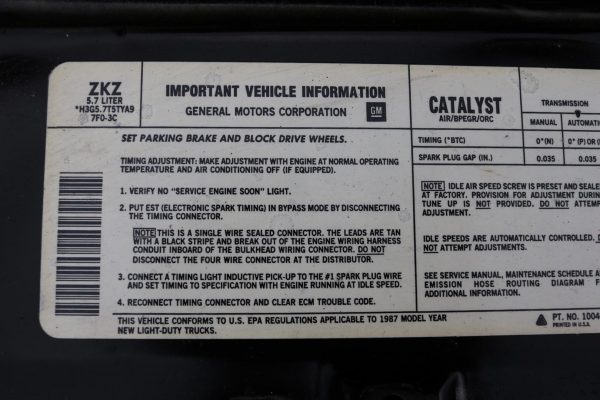 1987 Chevy R10 Silverado SWB – TEXAS TRUCKS & CLASSICS