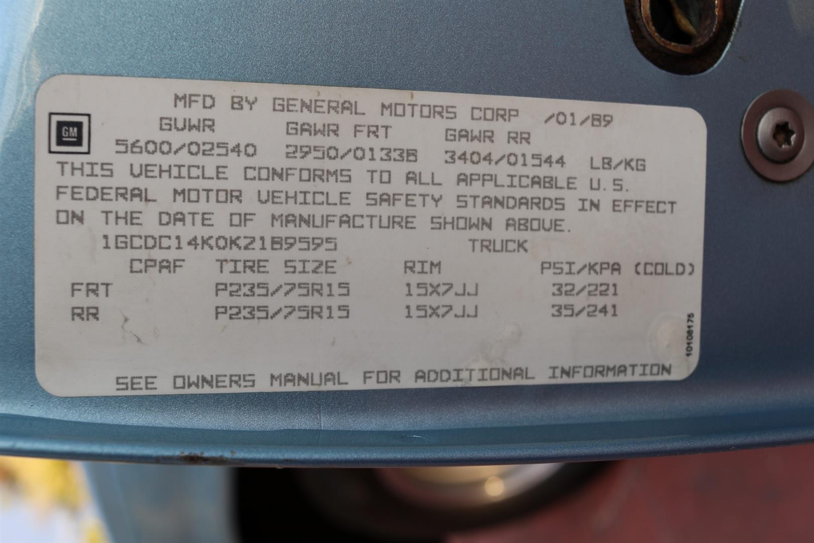 1989 Chevy C1500 Silverado – TEXAS TRUCKS & CLASSICS