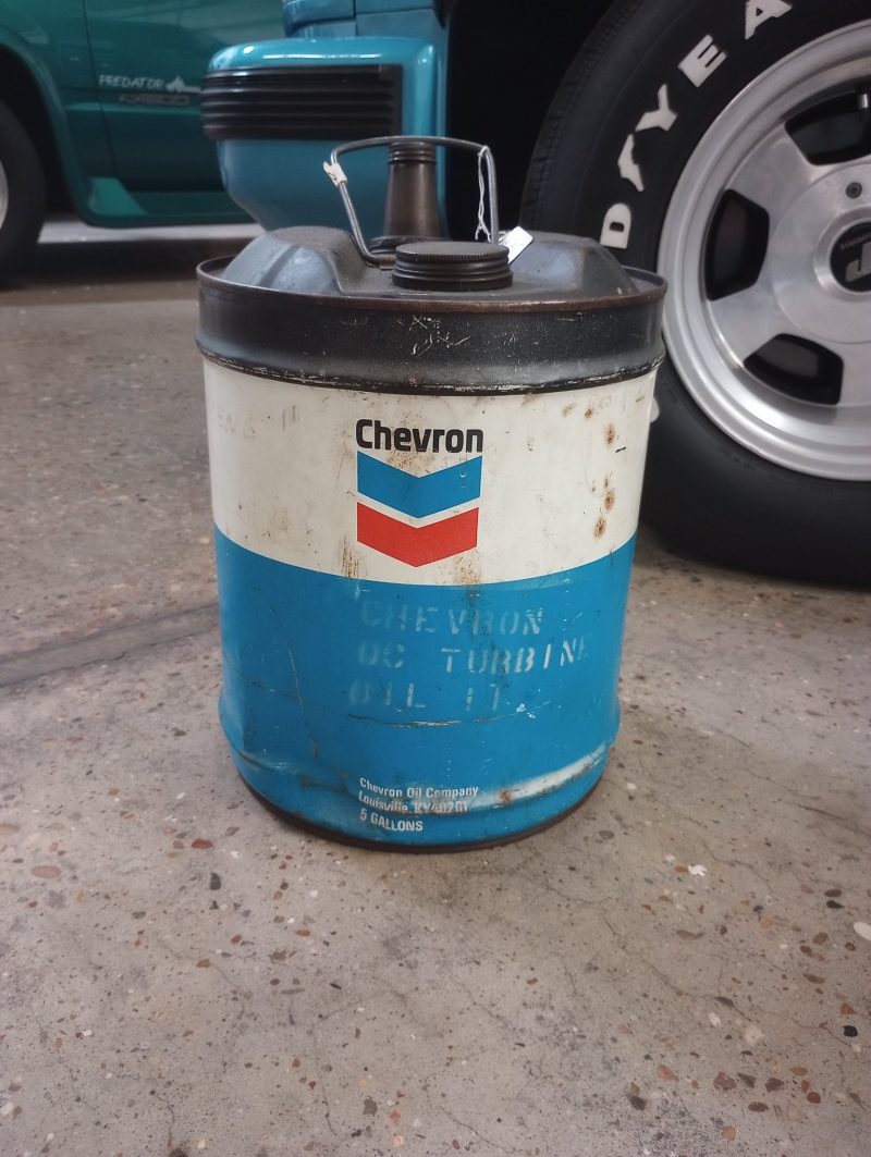 Chevron Turbine Oil Can – TEXAS TRUCKS & CLASSICS