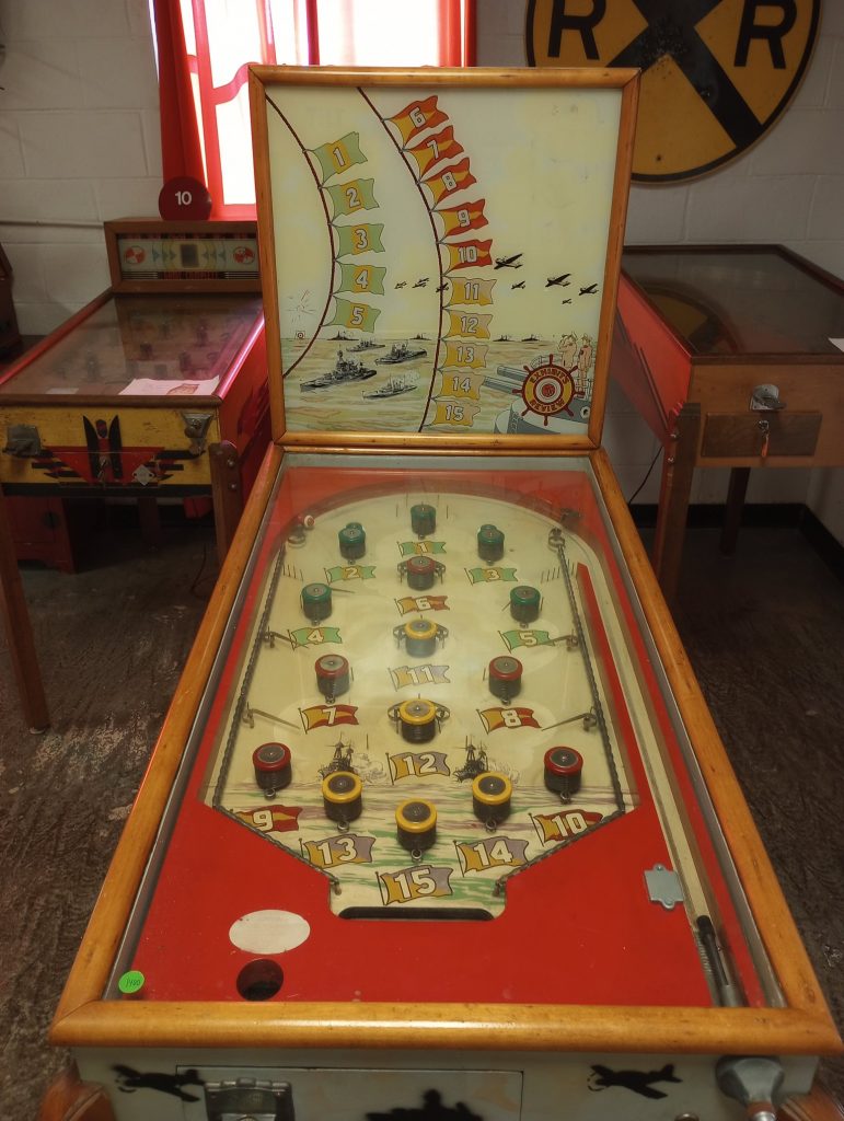 1938 Exhibit’s Review Pinball Machine – TEXAS TRUCKS & CLASSICS