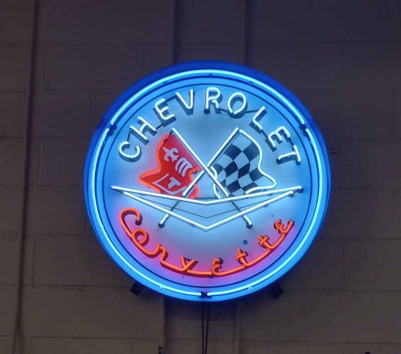 Chevrolet Corvette Neon Sign – TEXAS TRUCKS & CLASSICS