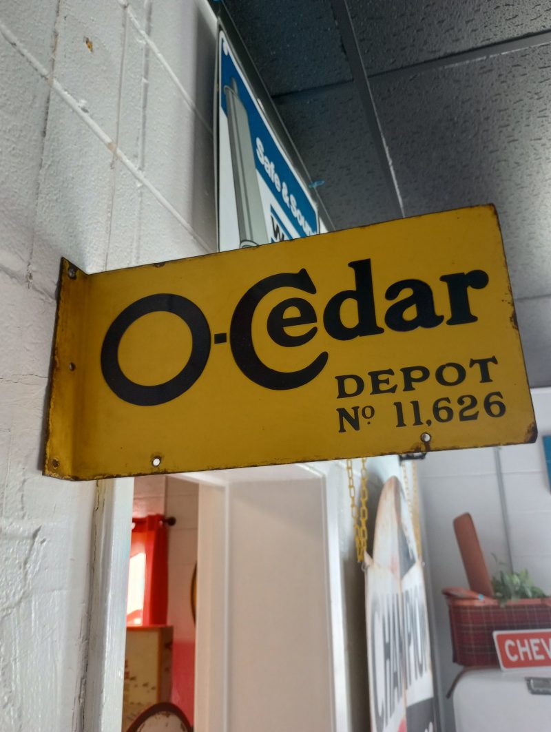 O-Cedar Depo Sign – TEXAS TRUCKS & CLASSICS